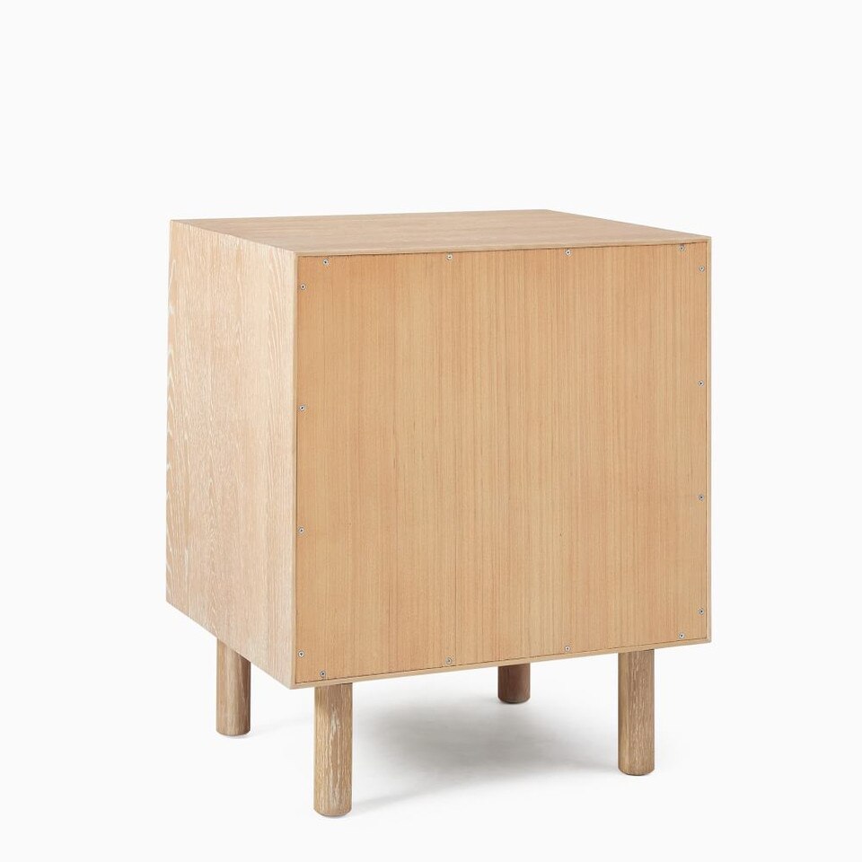 Ella Capiz Bedside Table (53 cm) | West Elm Australia